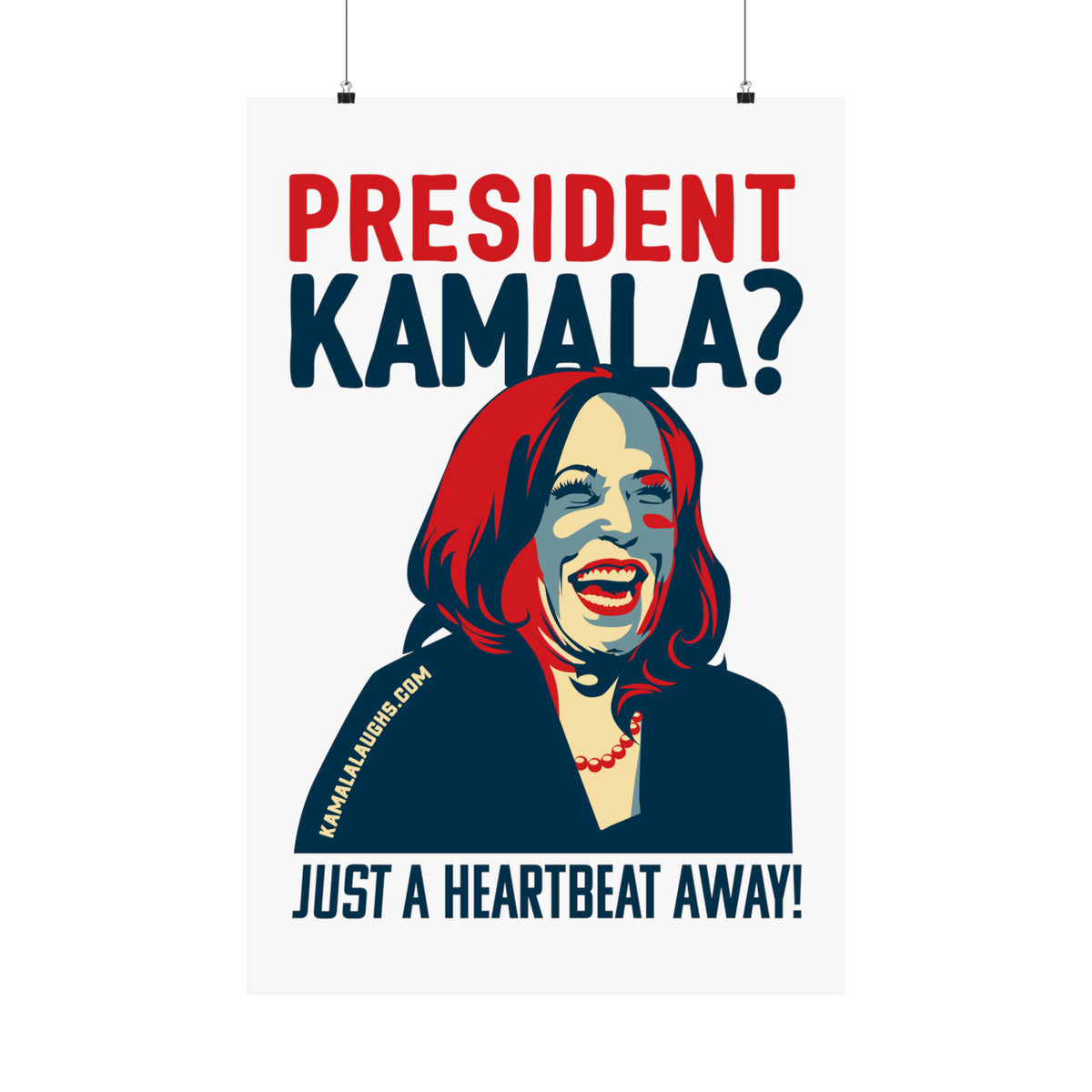 President Kamala Matte Vertical Posters – Stadium Gear & Apparel